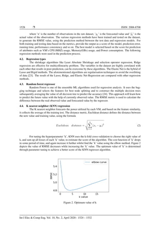 Power consumption prediction in cloud data center using machine learning | PDF
