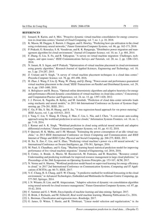 Power consumption prediction in cloud data center using machine learning | PDF