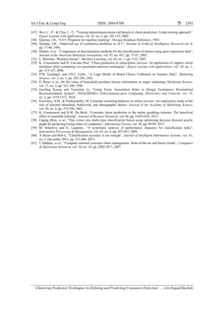 Clustering Prediction Techniques in Defining and Predicting Customers ...