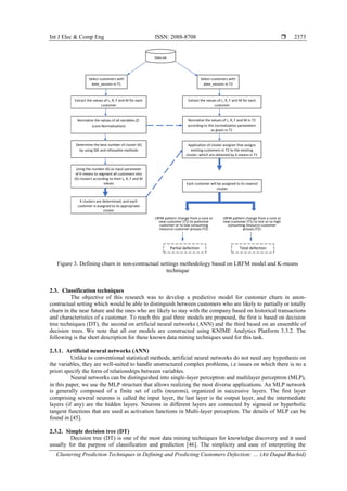 Clustering Prediction Techniques in Defining and Predicting Customers Defection: The Case of E ...
