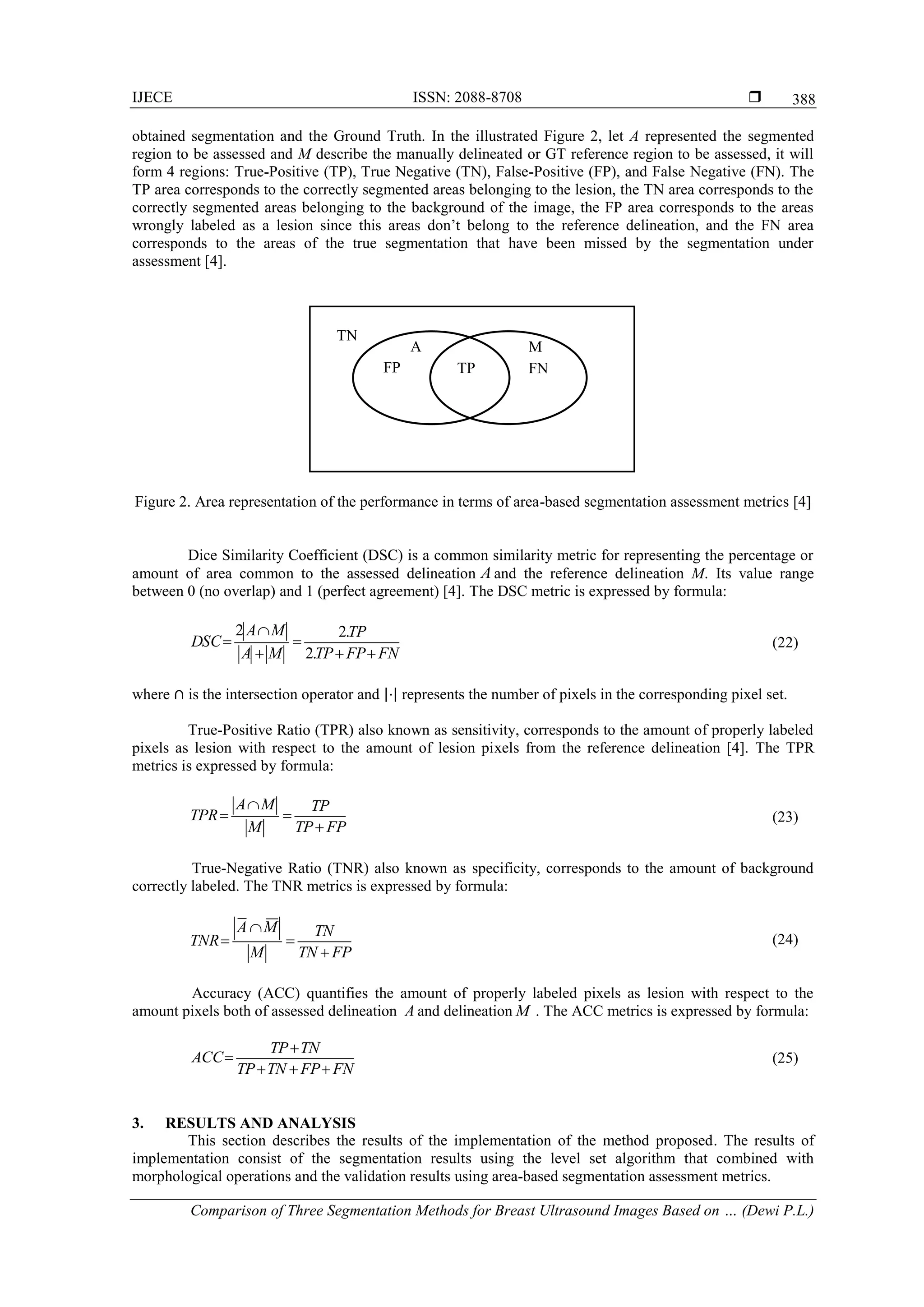 Comparison Of Three Segmentation Methods For Breast Ultrasound Images Based On Level Set And