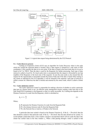 A Cooperative Cache Management Scheme for IEEE802.15.4 based Wireless Sensor Networks | PDF