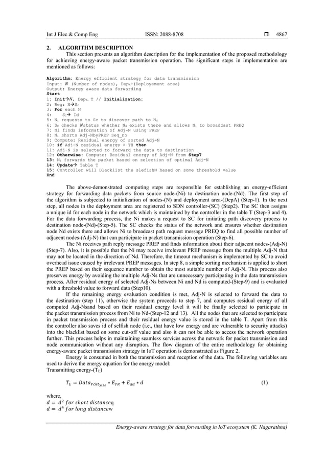 Energy-aware strategy for data forwarding in IoT ecosystem | PDF