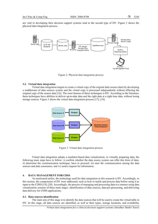 Virtual data integration for a clinical decision support systems | PDF