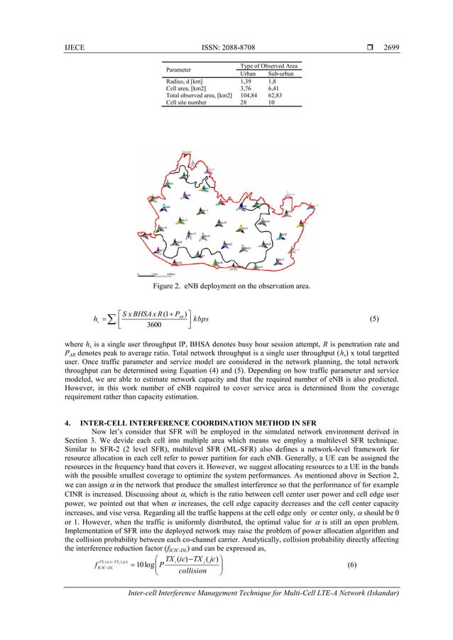 Inter-cell Interference Management Technique for Multi-Cell LTE-A Network | PDF