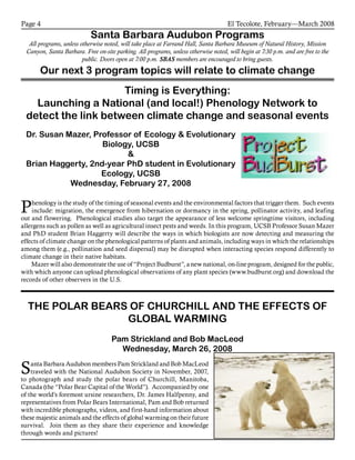 Mar 2008 Santa Barbara Audubon | PDF