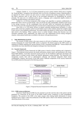 Security framework for cloud based Electronic Health Record (EHR ...
