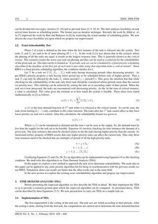 Schedulability of Rate Monotonic Algorithm using Improved Time Demand Analysis for ...