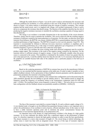 A Novel Design of Voltage Controlled Oscillator by Using the Method of Negative Resistance | PDF ...