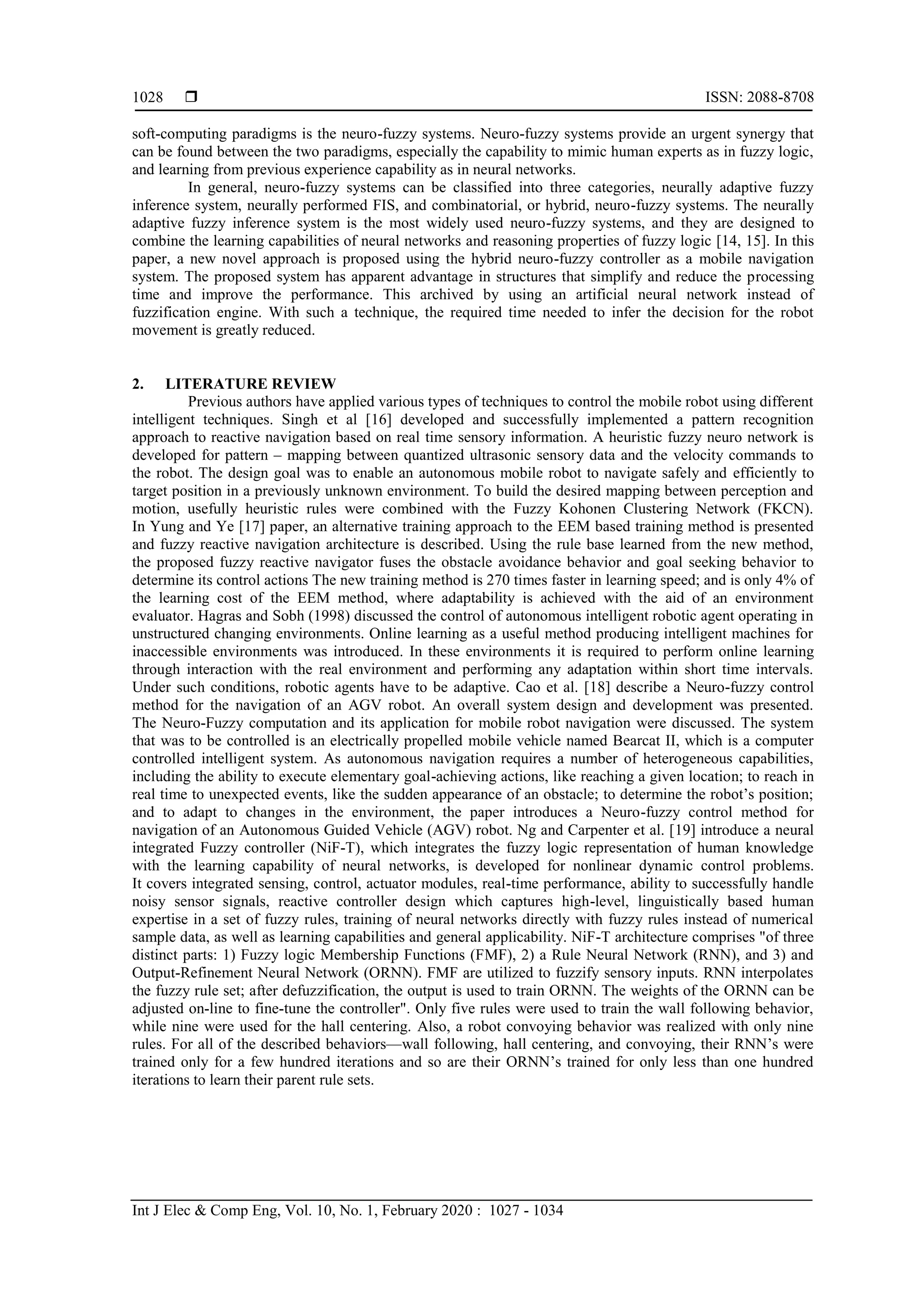 Mobile Robot Controller Using Novel Hybrid System Pdf