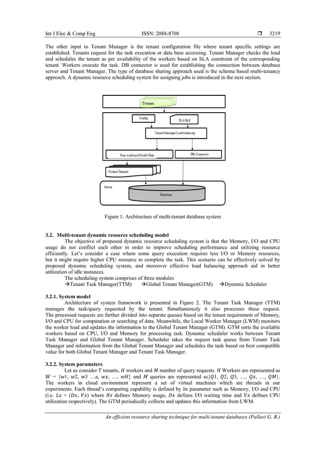 An efficient resource sharing technique for multi-tenant databases | PDF