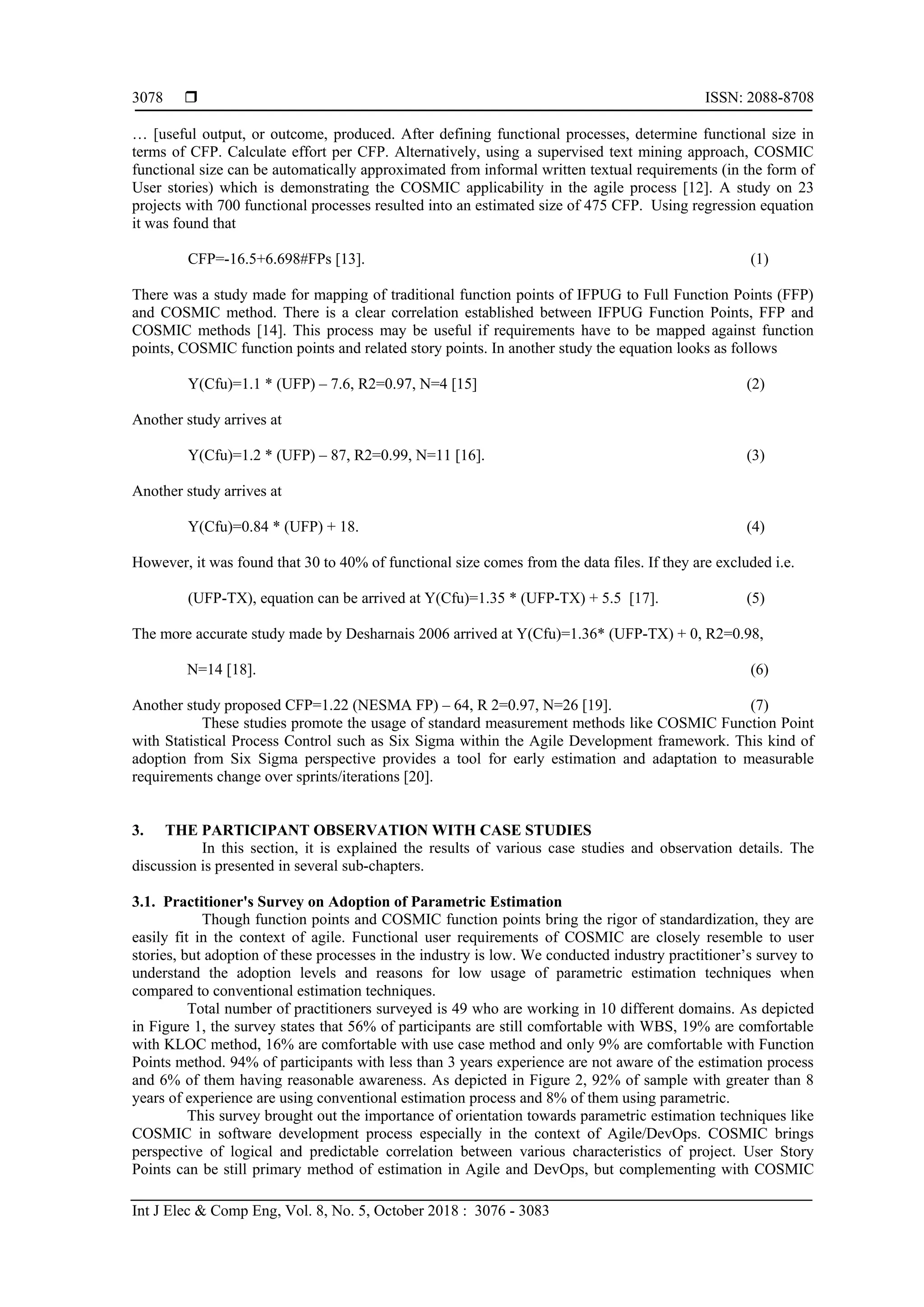 Towards Benchmarking User Stories Estimation With Cosmic Function Points A Case Example Of