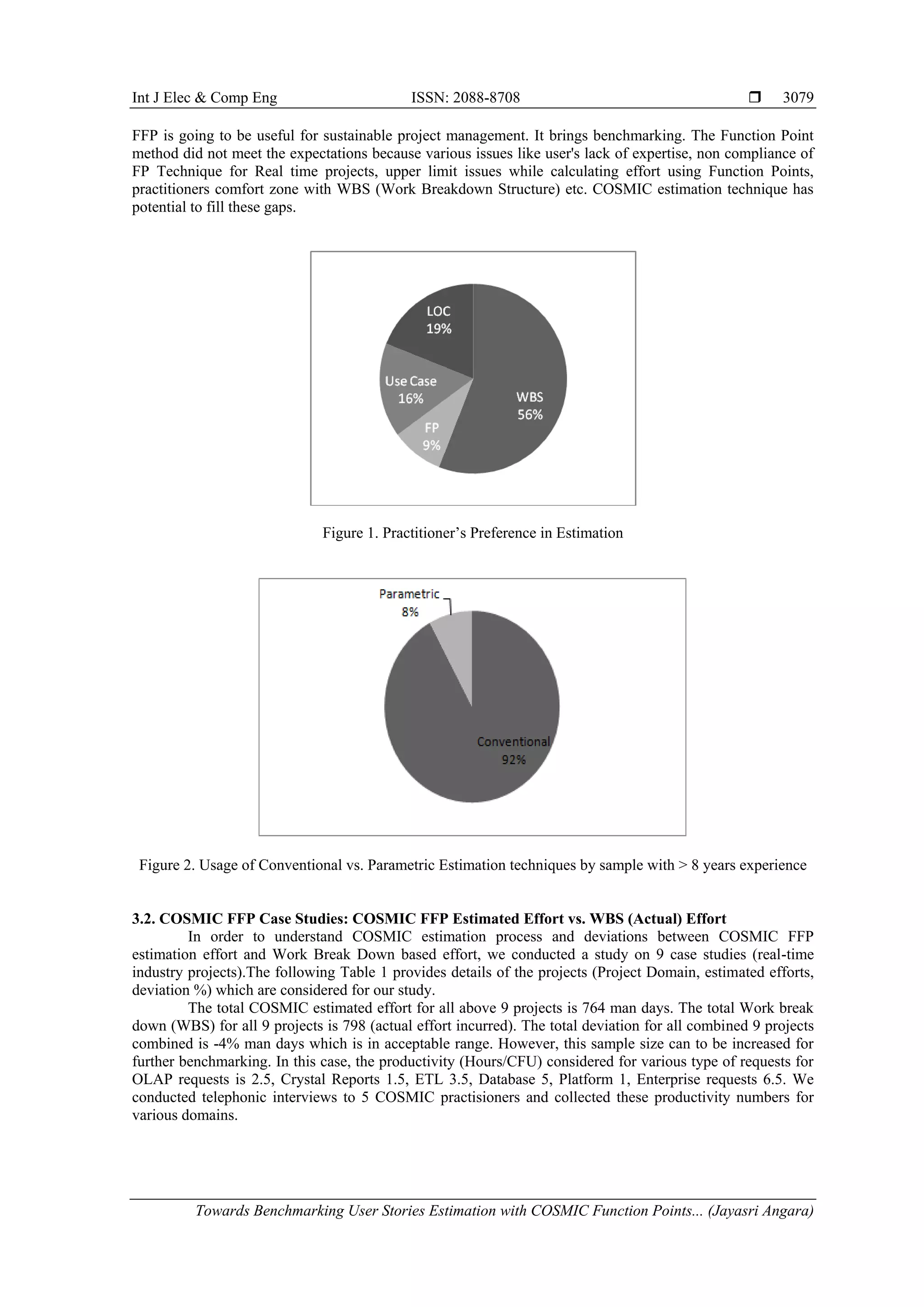Towards Benchmarking User Stories Estimation with COSMIC Function Points-A Case Example of ...