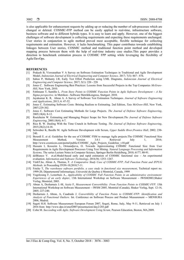 Towards Benchmarking User Stories Estimation with COSMIC Function ...