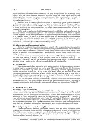 Streaming Big Data Analysis for Real-Time Sentiment based Targeted ...