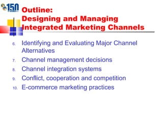 Designing And Managing Integrated Marketing Channels Visual Edition | PPT