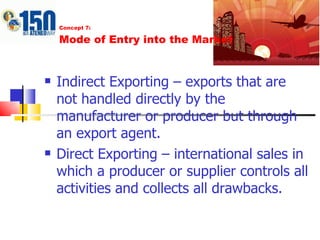 Tapping Global Market | PPT