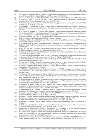 A Performance Review of Intra and Inter-Group MANET Routing Protocols under Varying Speed of ...