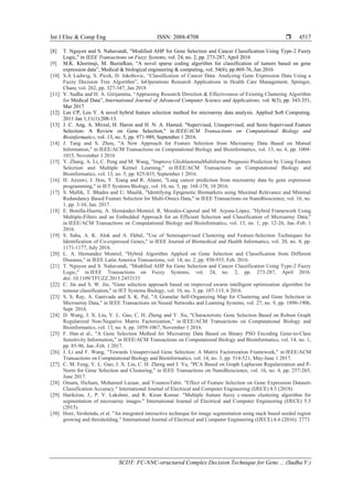 SCDT: FC-NNC-structured Complex Decision Technique for Gene Analysis Using Fuzzy Cluster based ...