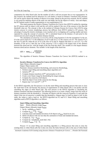 Automatic Leukemia Cell Counting using Iterative Distance Transform for Convex Sets | PDF