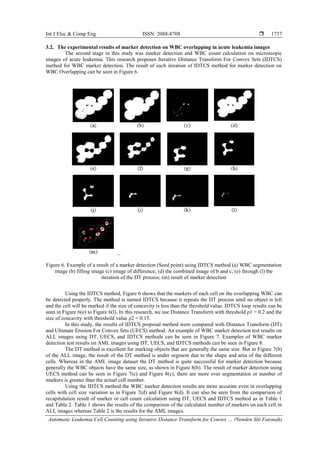 Automatic Leukemia Cell Counting using Iterative Distance Transform for Convex Sets | PDF
