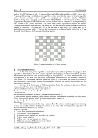 Solving N-queen Problem Using Genetic Algorithm by Advance Mutation Operator | PDF
