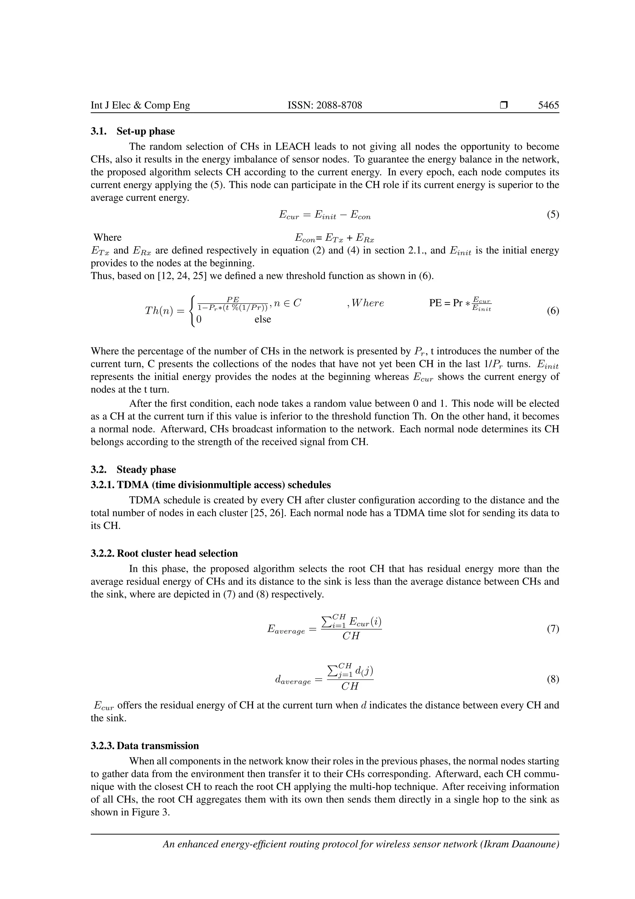 An Enhanced Energy Efﬁcient Routing Protocol For Wireless Sensor Network Pdf