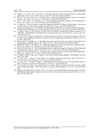 A Miniature BroadBand Microstrip Antenna for LTE, Wi-Fi and WiMAX Applications | PDF