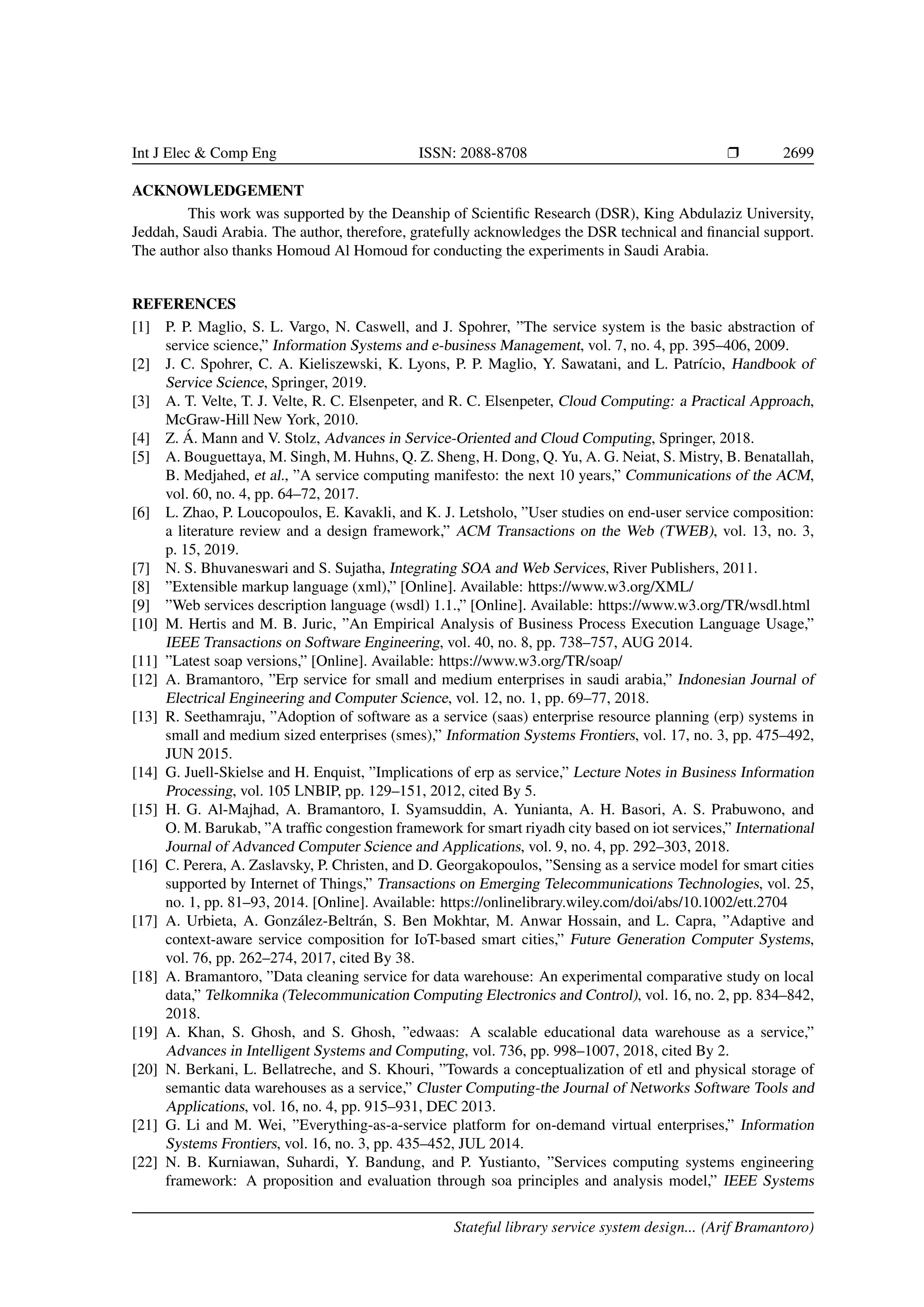 Stateful library service system design and implementation in Saudi ...