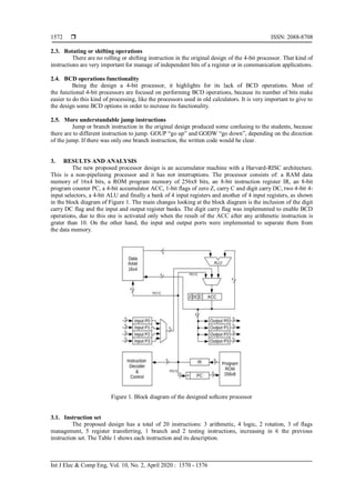 Hardware description of a simplified 4-bit softcore processor with bcd capabilities | PDF