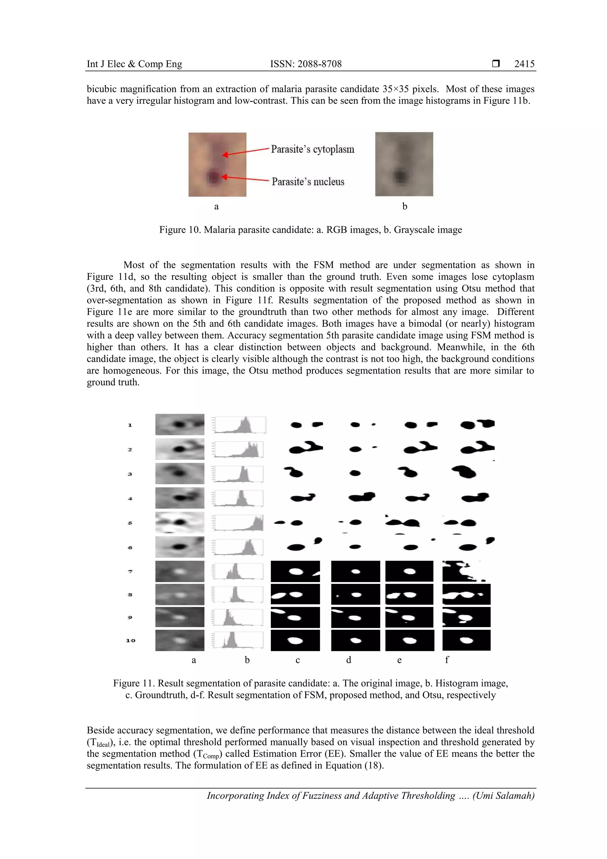 Incorporating Index of Fuzziness and Adaptive Thresholding for Image Segmentation | PDF