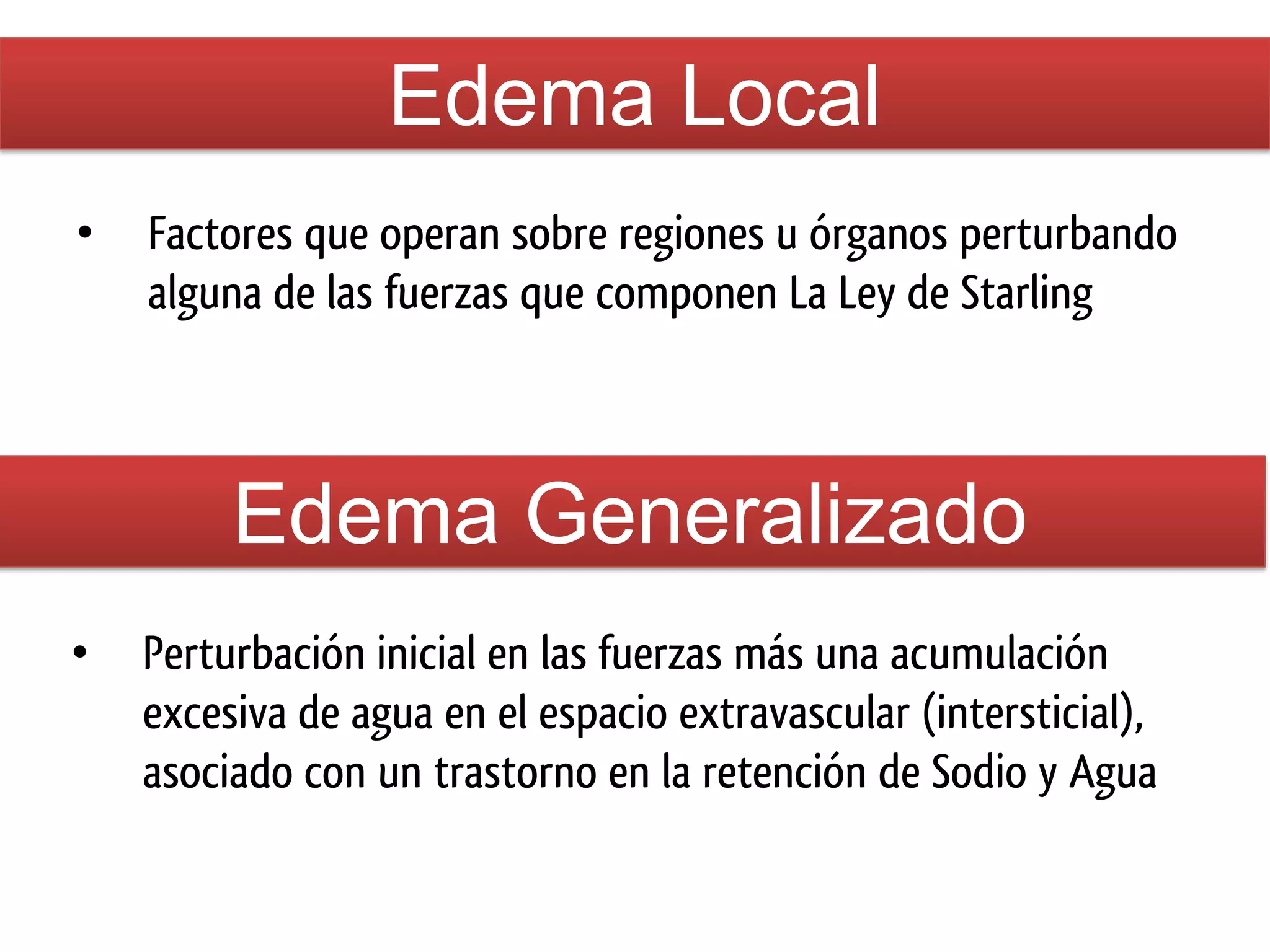 V4 b signos y síntomas, fisiopatología de los diferentes tipos de edema ...