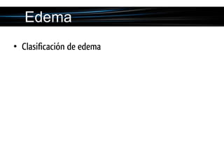 V4 b signos y síntomas, fisiopatología de los diferentes tipos de edema ...