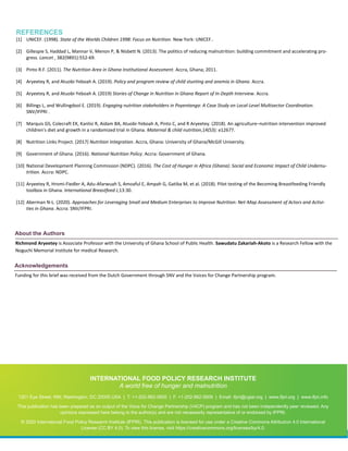 Coordinating nutrition partners and programs in Ghana | PDF