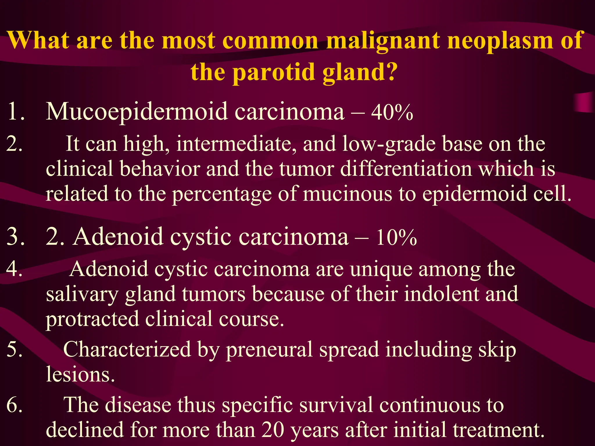 saliv_gland_tumors.pptxg kamel Kalam Kalam | PPTX