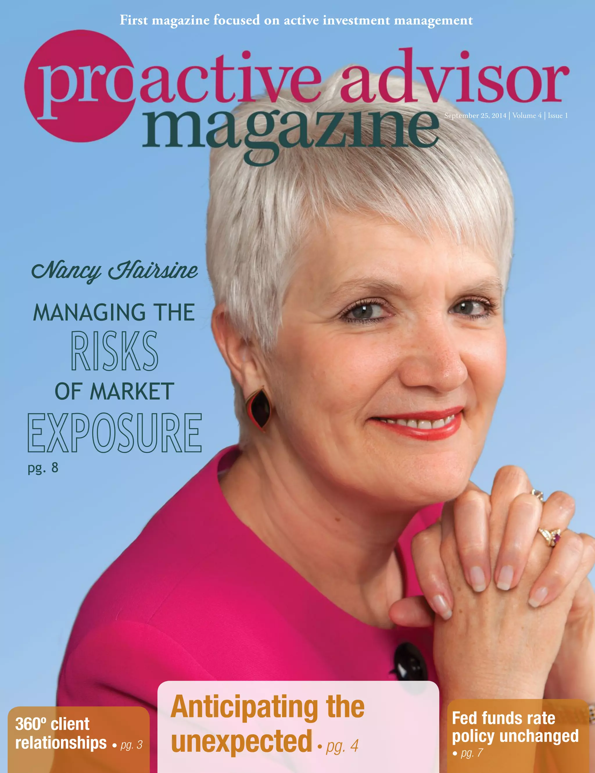 Nancy Hairsine, CFP, RFC – Proactive Advisor Magazine – Volume 4, Issue ...