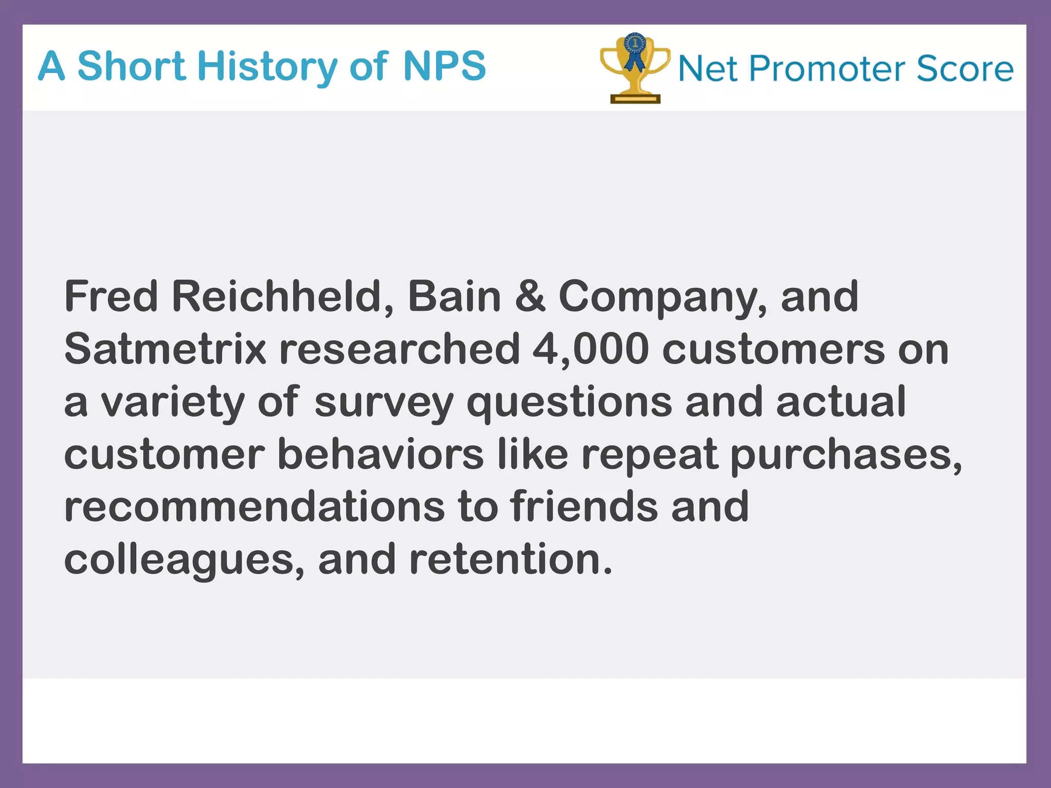 Net Promoter Score | PPT | Business Administration | Business