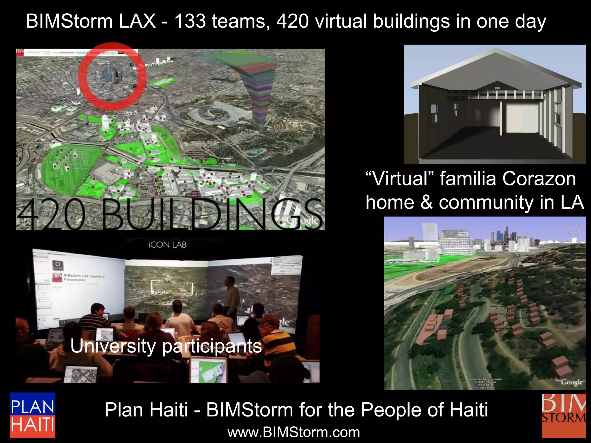Plan Haiti BIMStorm Pecha Kucha Night San Diego | PPT | Free Download