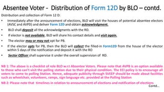 Postal Ballot procedure for employees to utilise | PPTX