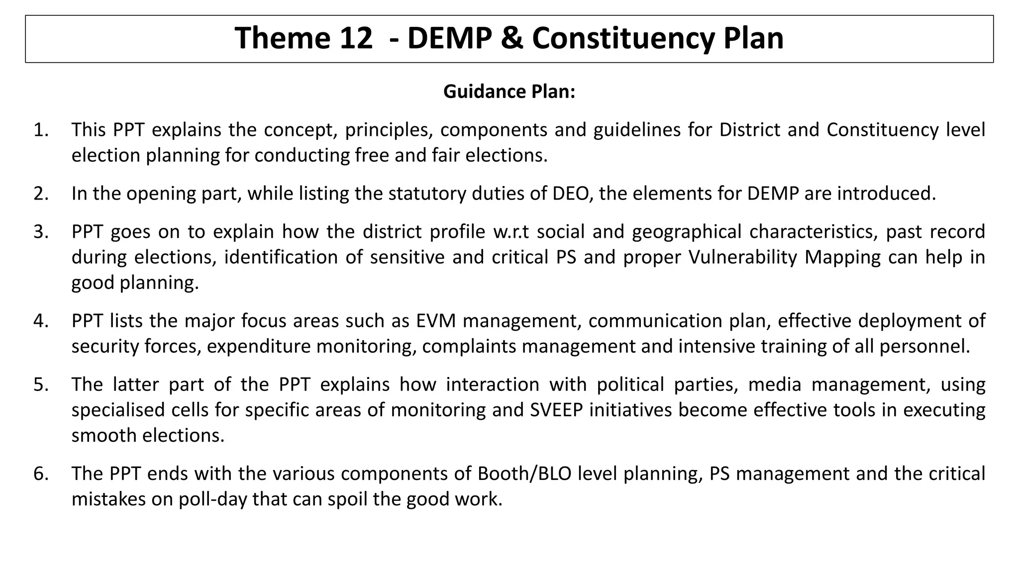V4 Th12 DEMP and Constituency Plan.pptx