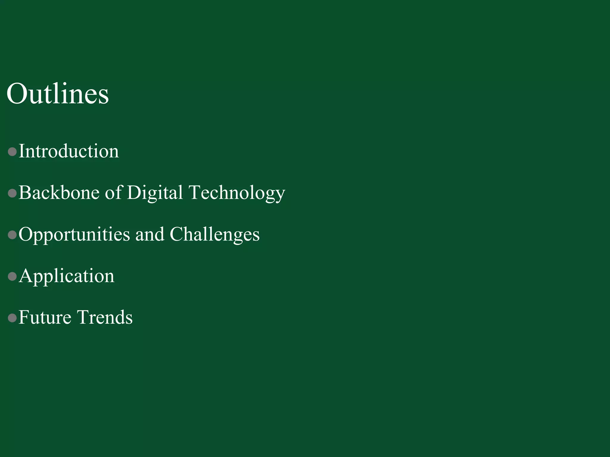 DIGITAL TECHNOLOGY | PPT