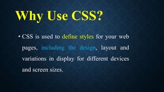 html-css | PPTX