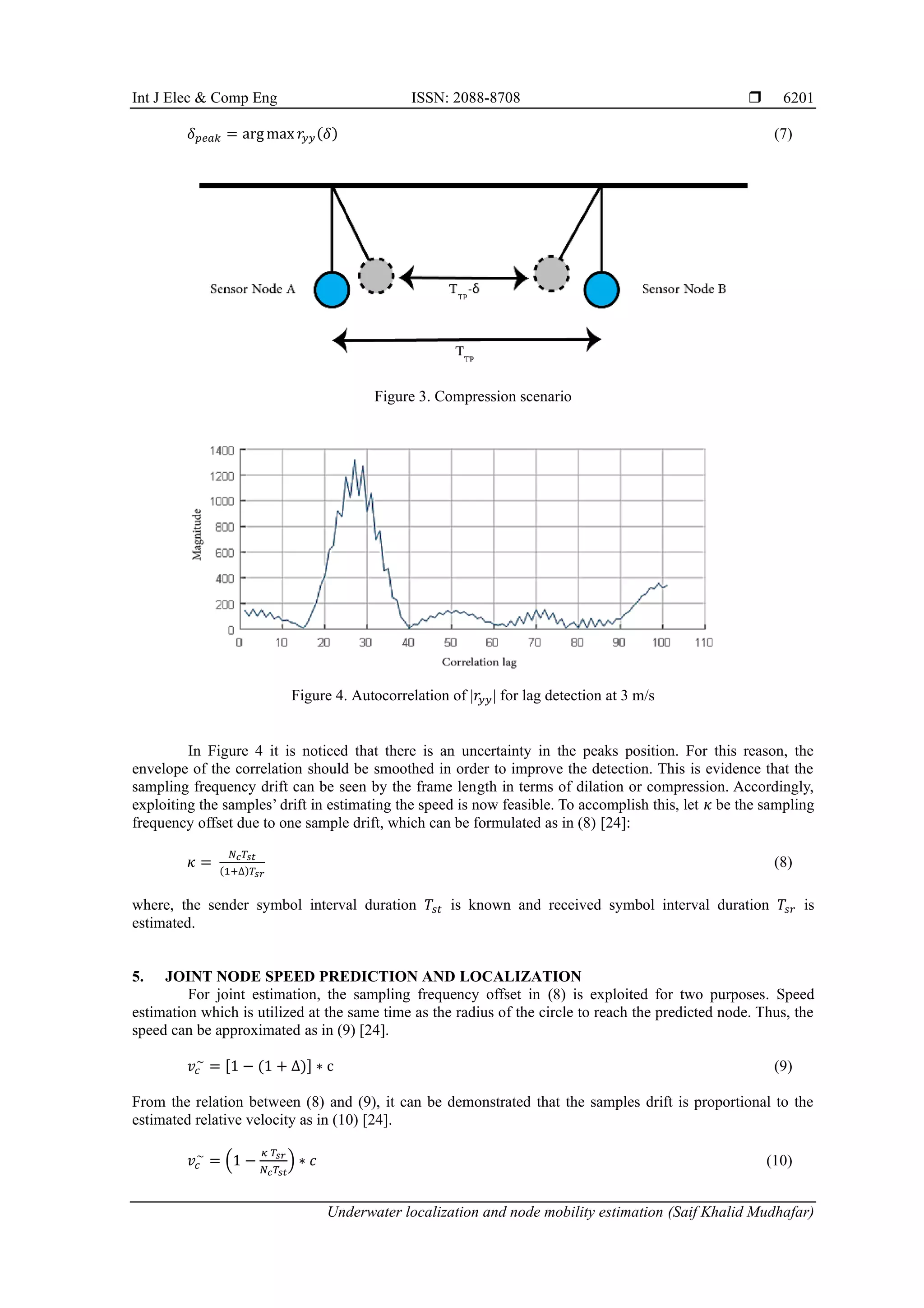Underwater localization and node mobility estimation | PDF