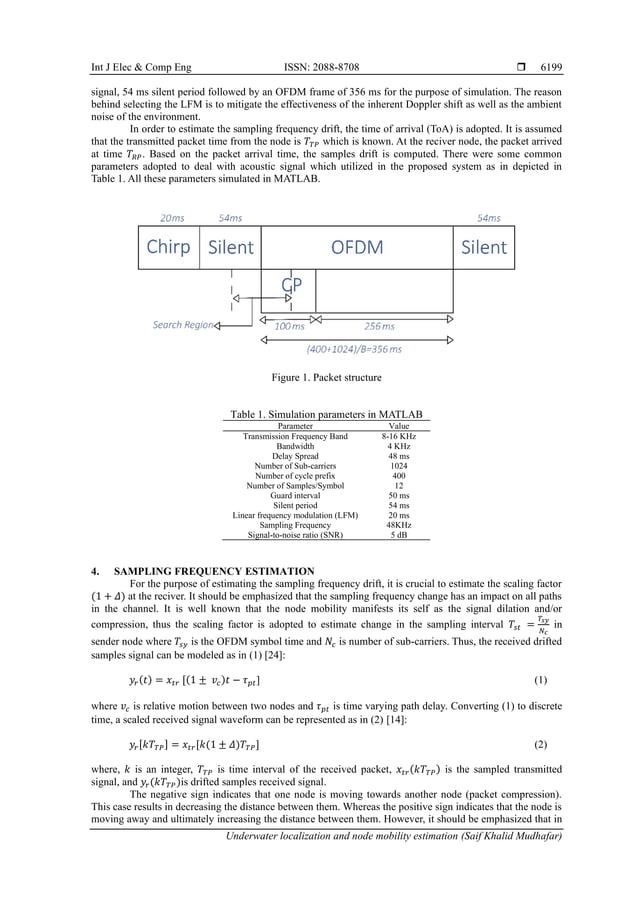 Underwater Localization And Node Mobility Estimation Pdf