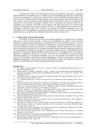 Misusability Measure Based Sanitization of Big Data for Privacy Preserving MapReduce Programming ...