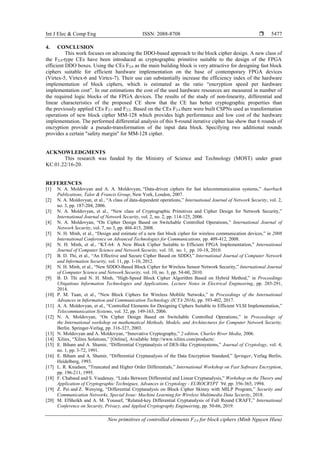 New primitives of controlled elements F 2/4 for block ciphers | PDF