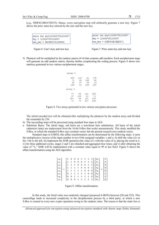 Advanced approach for encryption using advanced encryption standard with chaotic map | PDF ...