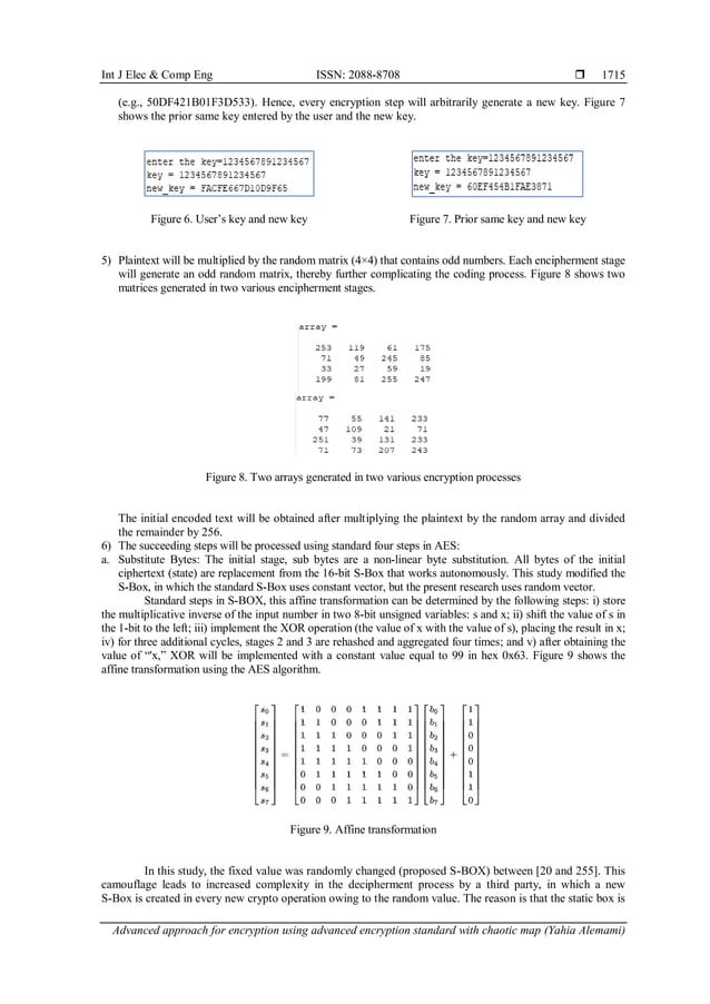 Advanced approach for encryption using advanced encryption standard with chaotic map | PDF ...