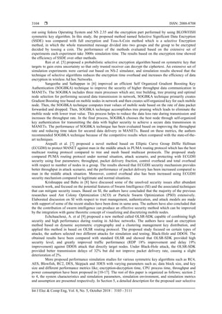 User Selective Encryption Method for Securing MANETs | PDF