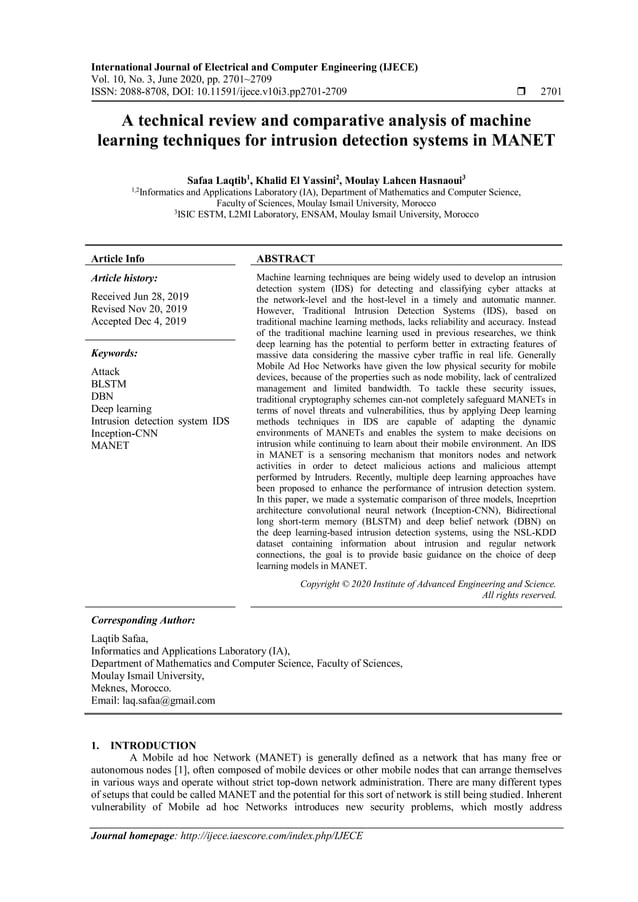 A Technical Review And Comparative Analysis Of Machine Learning